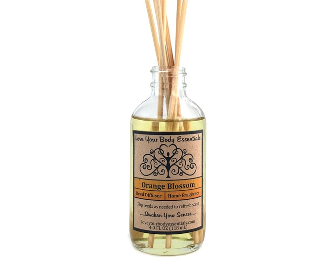 Orange Blossom Diffuser Natural Reed Diffuser Reed Diffuser Oil ...