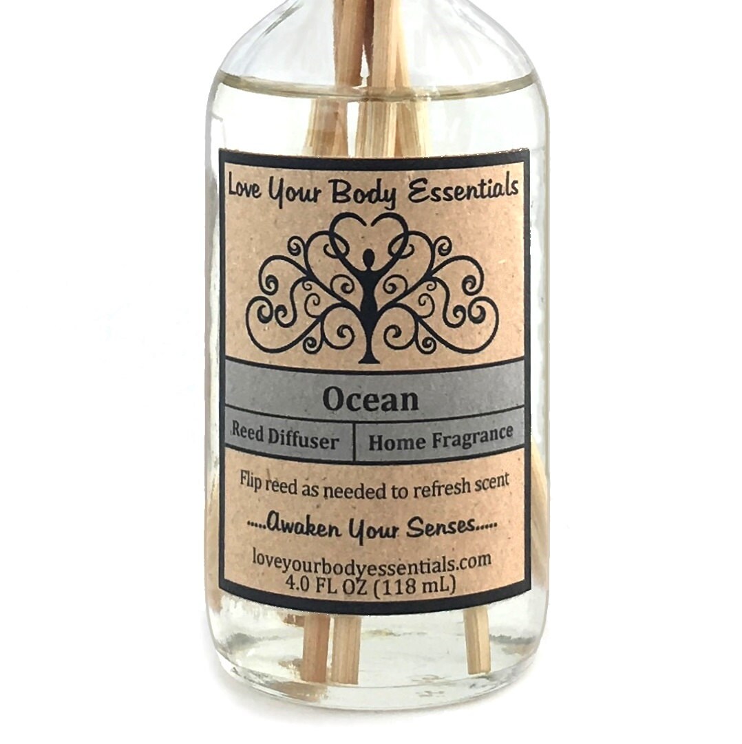 Ocean Reed Diffuser Oil Reed Diffuser Refill Natural Diffuser | Etsy