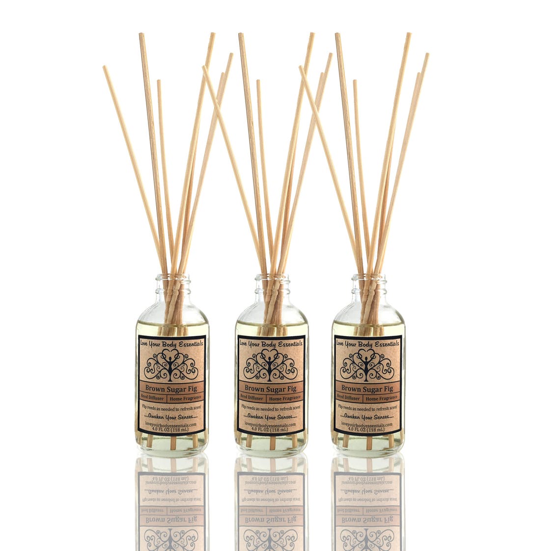 Brown Sugar Fig Fragrance Natural Reed Diffuser Reed Diffuser - Etsy