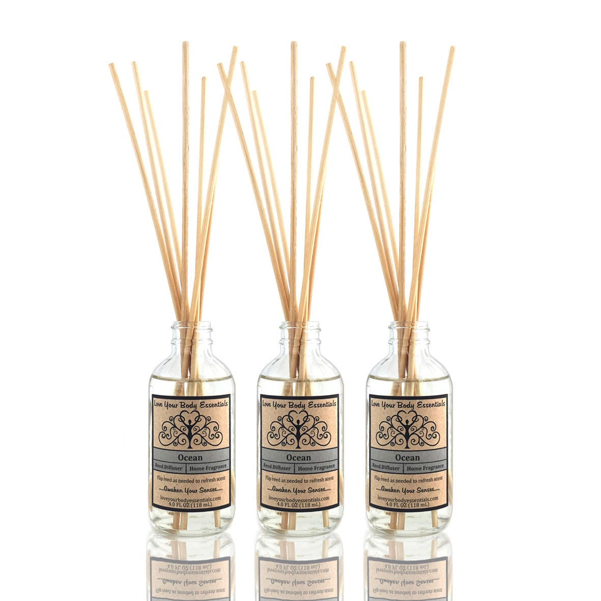 Ocean Reed Diffuser Oil Reed Diffuser Refill Natural Diffuser | Etsy