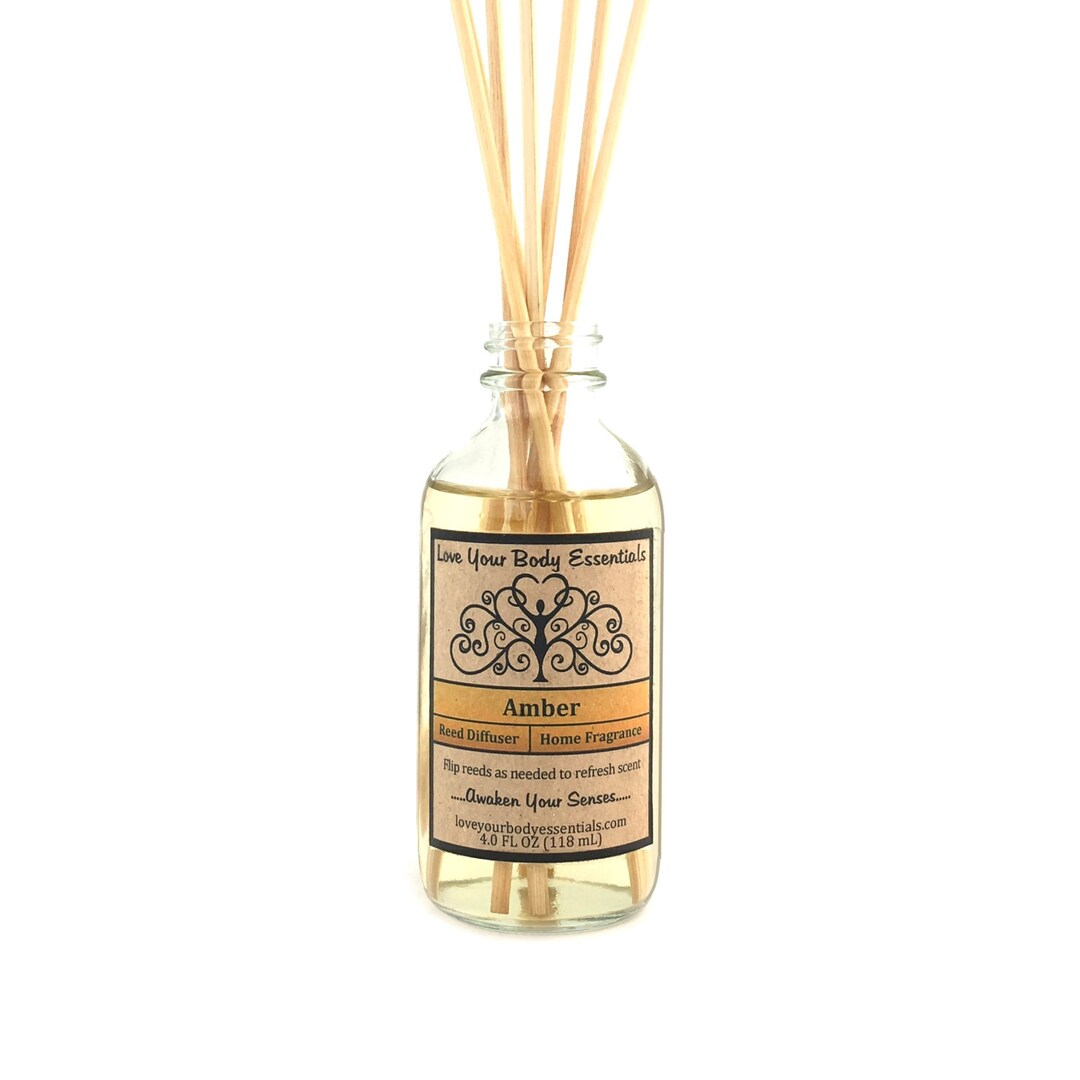Amber Reed Diffuser Sandalwood Diffuser Patchouli Diffuser Natural ...