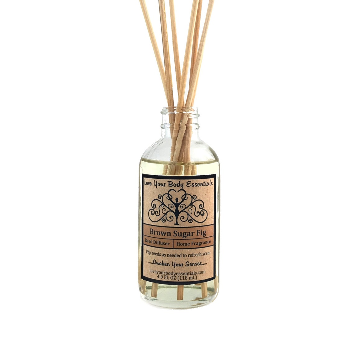 Brown Sugar Fig Fragrance Natural Reed Diffuser Reed Diffuser | Etsy