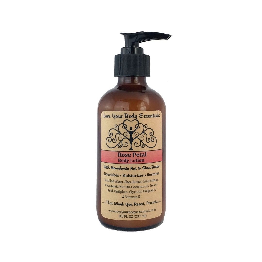 Rose Scented Lotion Rose Body Lotion Rose Hand Cream Organic Rose ...