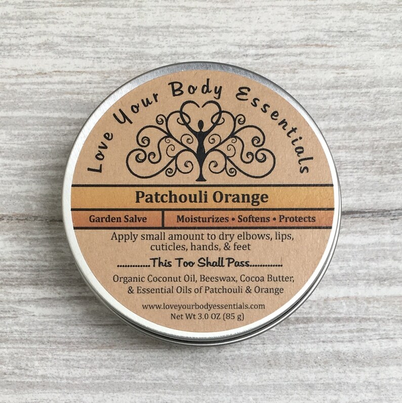 Patchouli Orange Hand Salve Meditation Balm Solid Perfume - Etsy