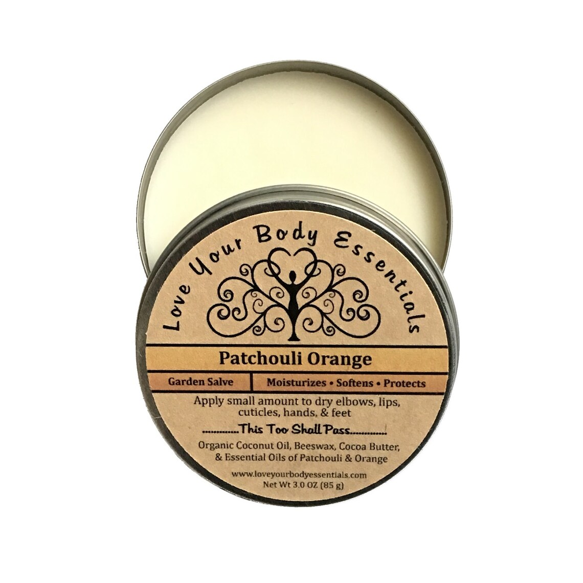 Patchouli orange hand salve meditation balm solid perfume | Etsy