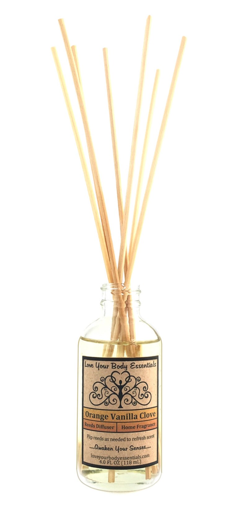 Vanilla Orange Clove Reed Diffuser Vanilla Diffuser Reed Refill Reed ...