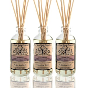 Lavender Reed Diffuser Natural Reed Diffuser Lavender Room Fragrance ...