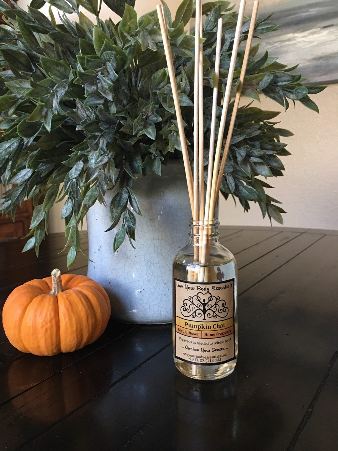 Pumpkin Chai Reed Diffuser Refill Pumpkin Diffuser Oil Refill Natural ...