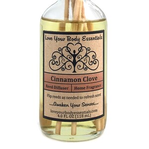 Cinnamon Clove Reed Diffuser Home Fragrance Reed Diffuser Oil Room ...