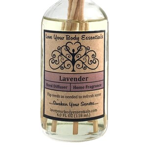 Lavender Reed Diffuser Natural Reed Diffuser Lavender Room Fragrance ...