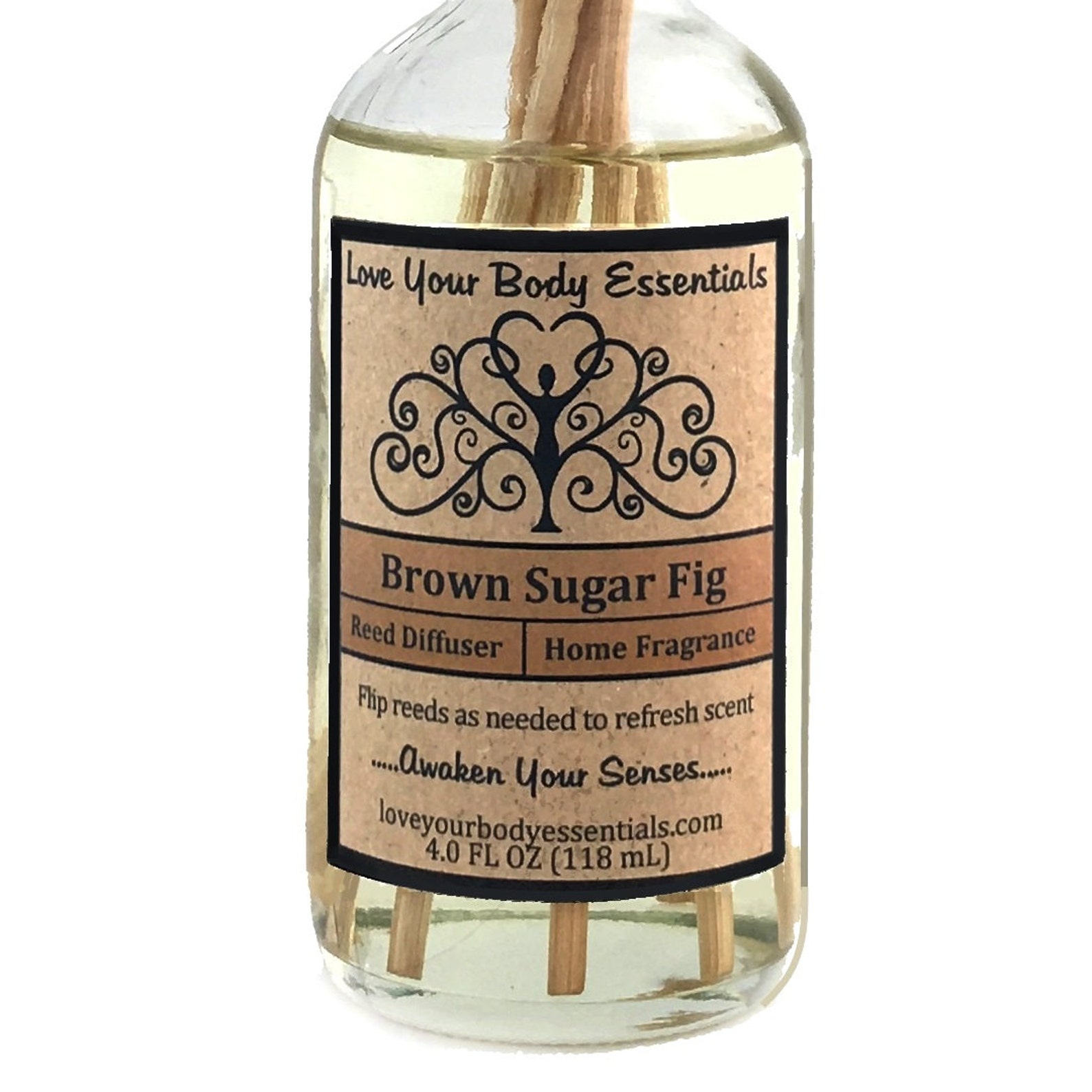 Brown Sugar Fig Fragrance Natural Reed Diffuser Reed Diffuser | Etsy