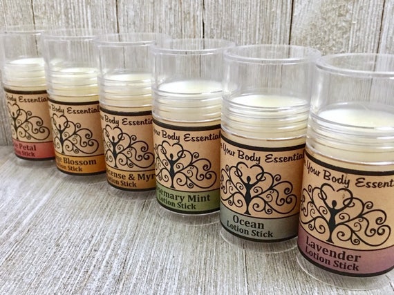 Natural lotion stick solid lotion cuticle cream travel lotion | Etsy