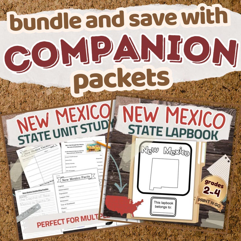 New Mexico Preschool Worksheets | State Symbols Prek Kindergarten ...
