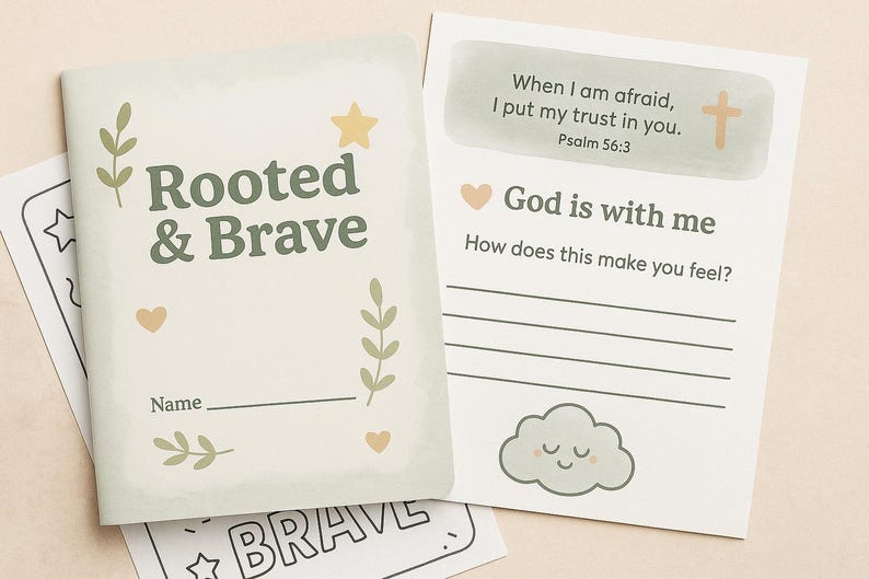 Rooted & Brave Christian Journal for Kids – Printable Devotional With ...