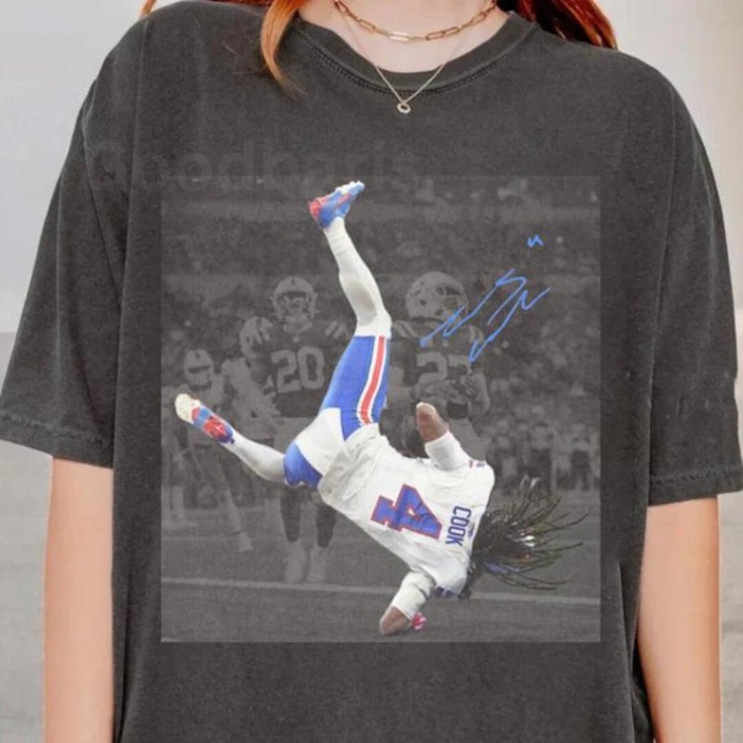 Vintage 90s James Cook T-shirt - Football Game Day Unisex Tee Gift for ...