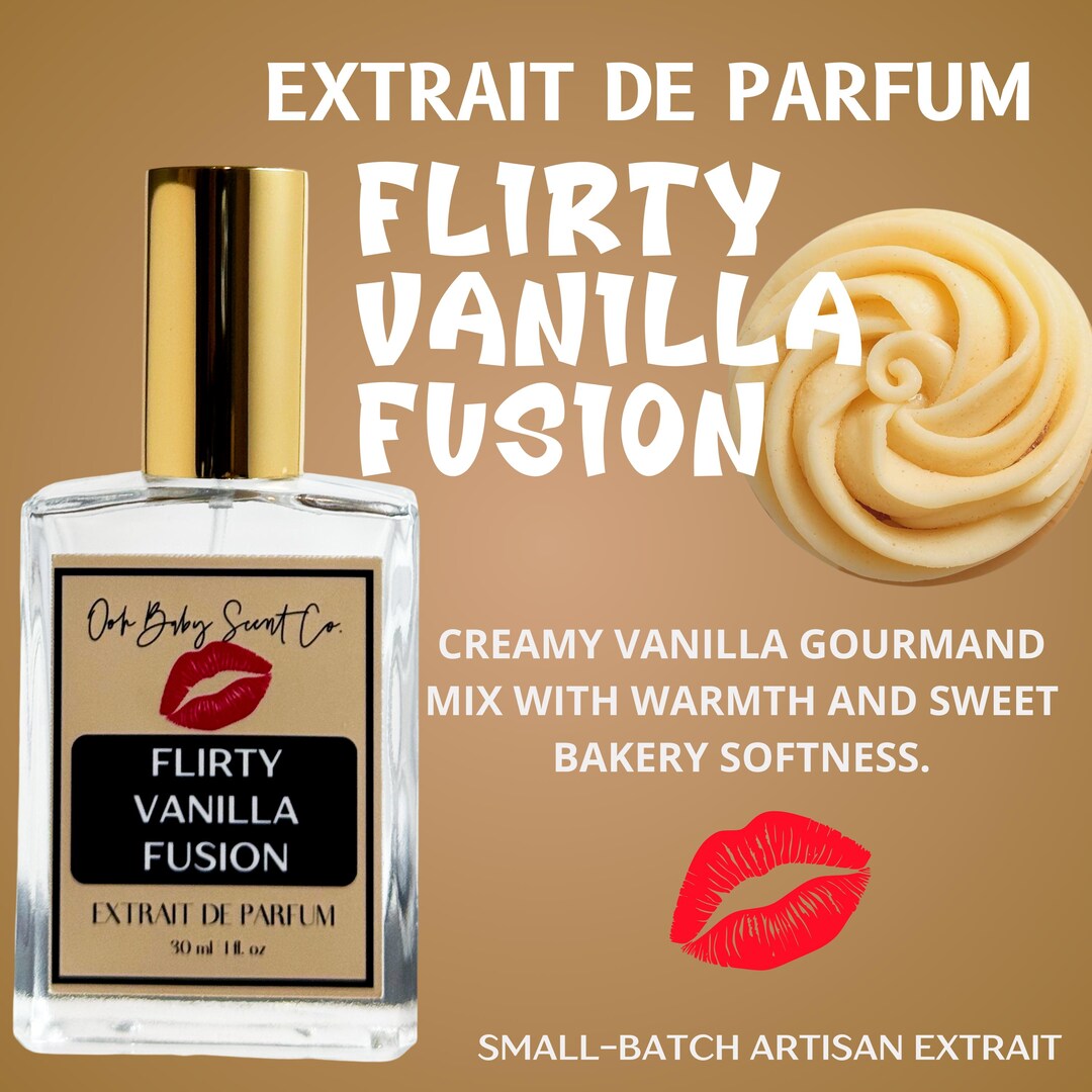 Flirty Vanilla Fusion Perfume Extrait De Parfum | Gourmand Fragrance ...