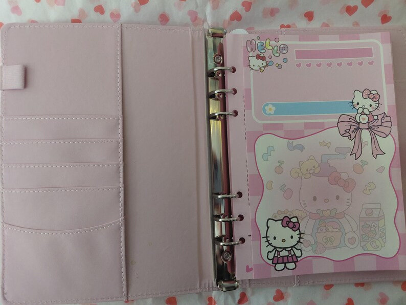 Hello Kitty Gothic Lolita Binder Folder | Kawaii Cute & Naughty Swear ...