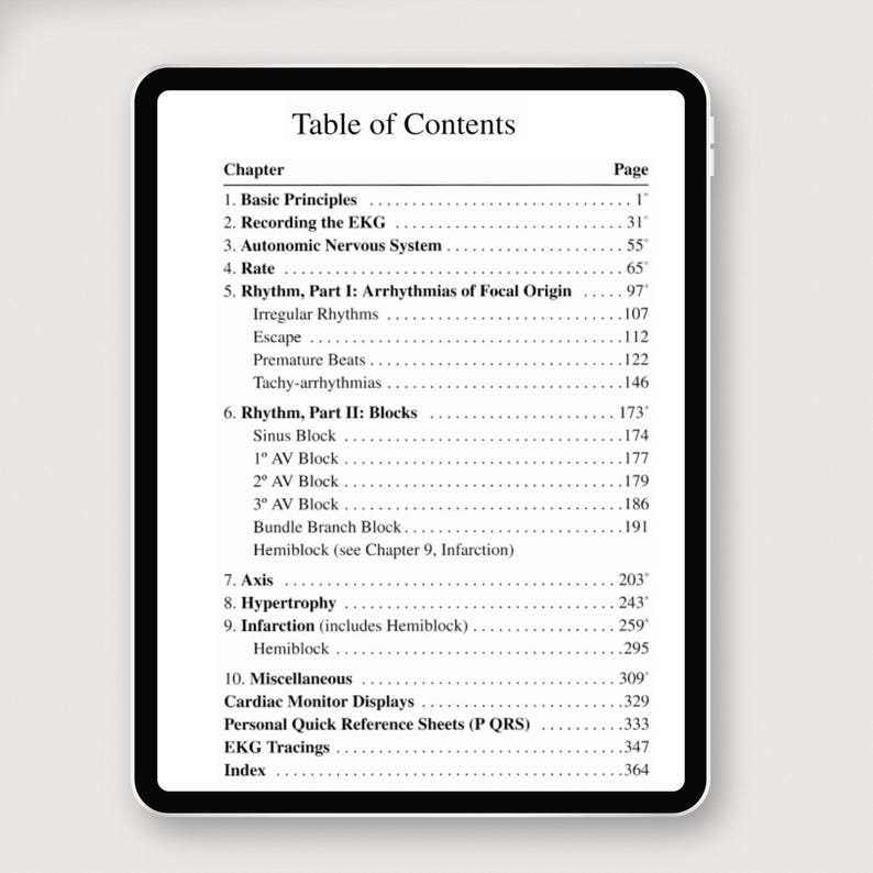 Interpretation of Ekg's by Dr Dale Dublin, 6th Edition - Digital ...