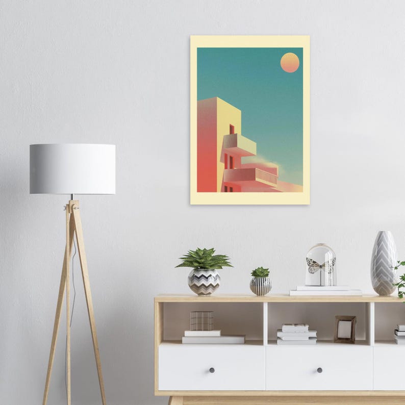Print #002. Golden Hour Dreamcore Pastel Print - Surreal Modern ...