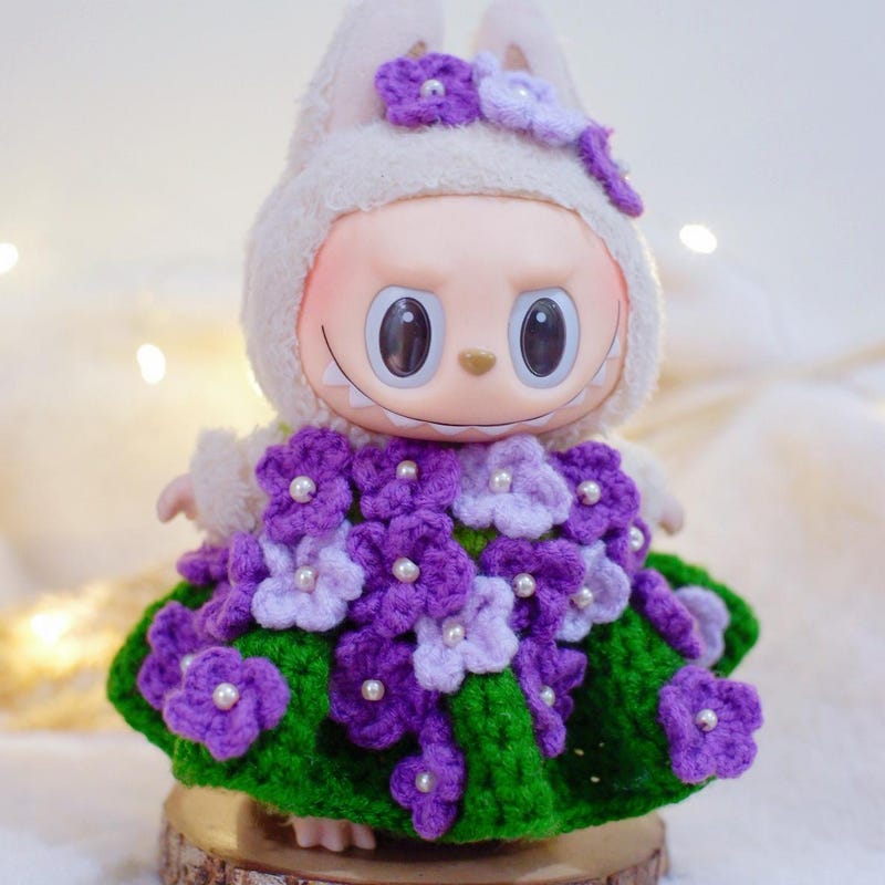 Purple Labubu Plush - Etsy UK