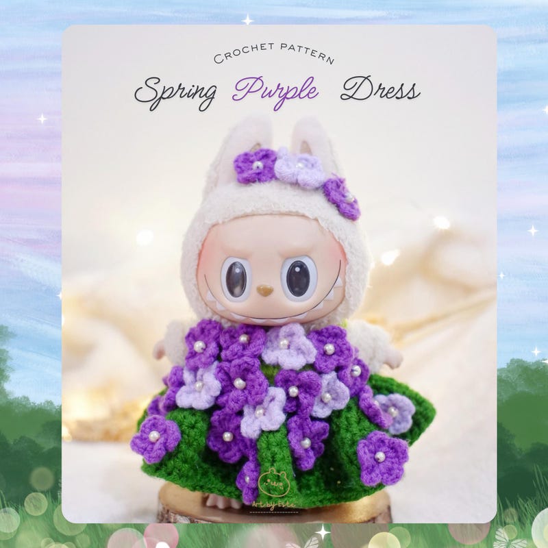 Labubu Purple Dress - Etsy