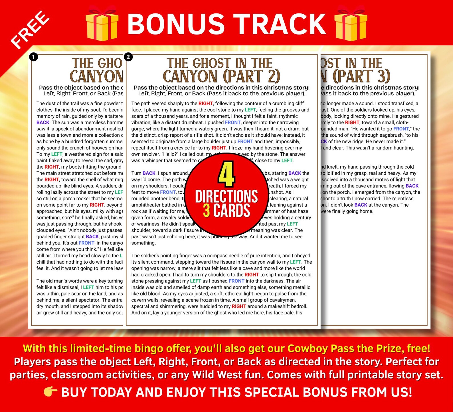 Cowboy Bingo Game, 30 Printable Western Bingo Cards, Cowboy Party ...