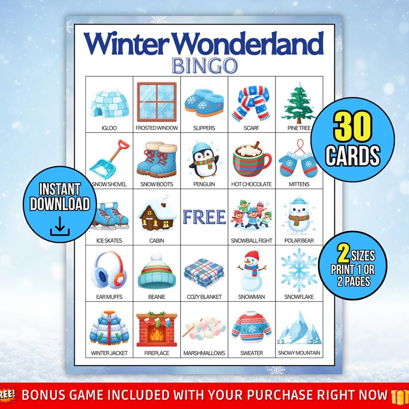 Winter Cards - Etsy