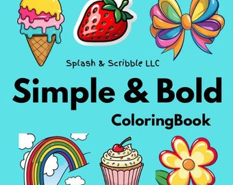 40 Cute Things Coloring Pages, Digital Download to Print at Home ...