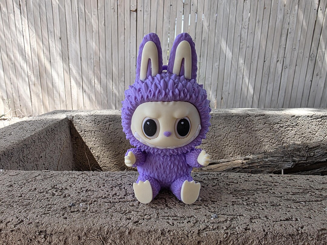 Labubu Collectable 3D Printed Figure | Collectable With Rotating Eyes ...