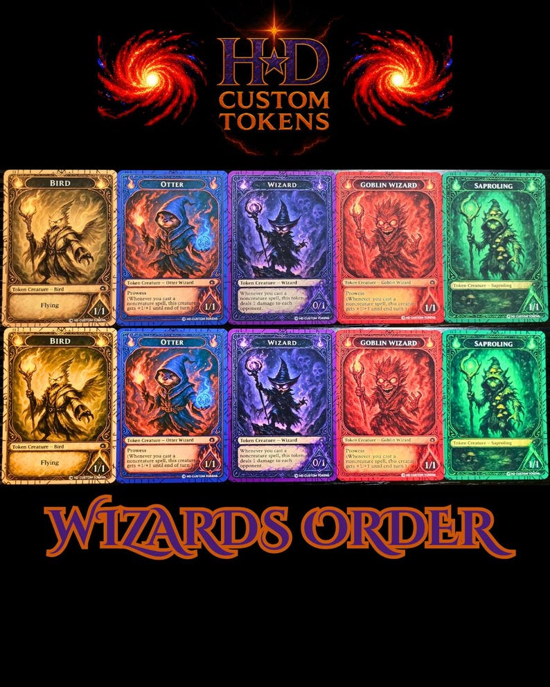 Custom MTG Otter Token: Wizards Order Limited Set - Etsy
