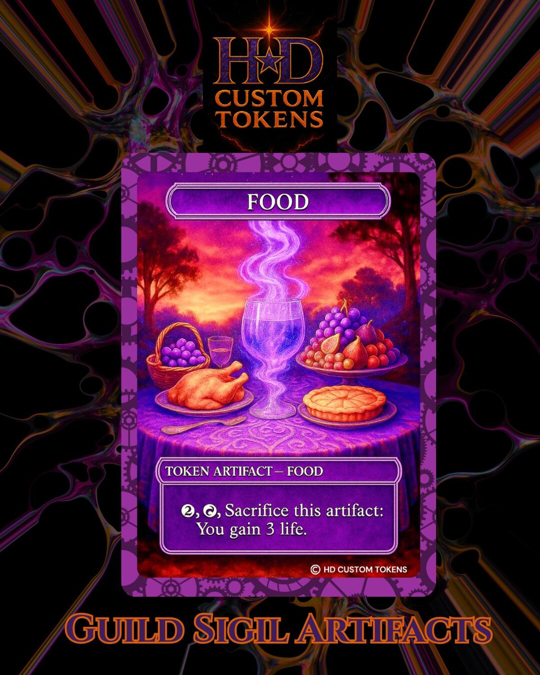 Custom MTG Food Token: Guild Sigil Artifacts Limited Set - Etsy