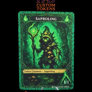 Custom MTG Saproling Token: Wizards Order Limited Set - Etsy