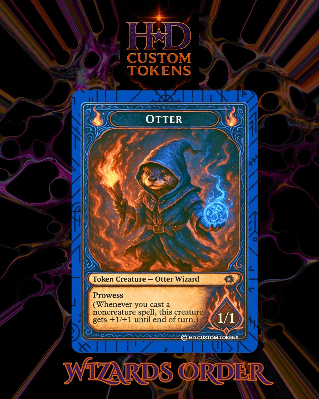 Custom MTG Otter Token: Wizards Order Limited Set - Etsy