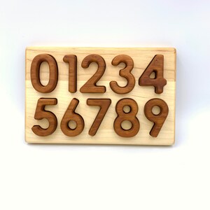 0-9 Numbers Puzzle - Etsy