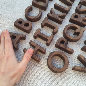 Capital Alphabet Letters Heirloom Hardwood Set | Etsy