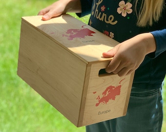 Animals of the World Continent Mats PRINT Montessori - Etsy