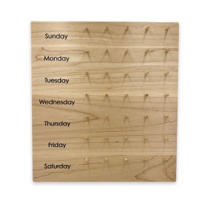 Weekly Rhythm Chart - Etsy