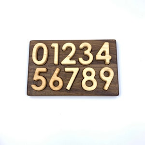 0-9 Numbers Puzzle - Etsy