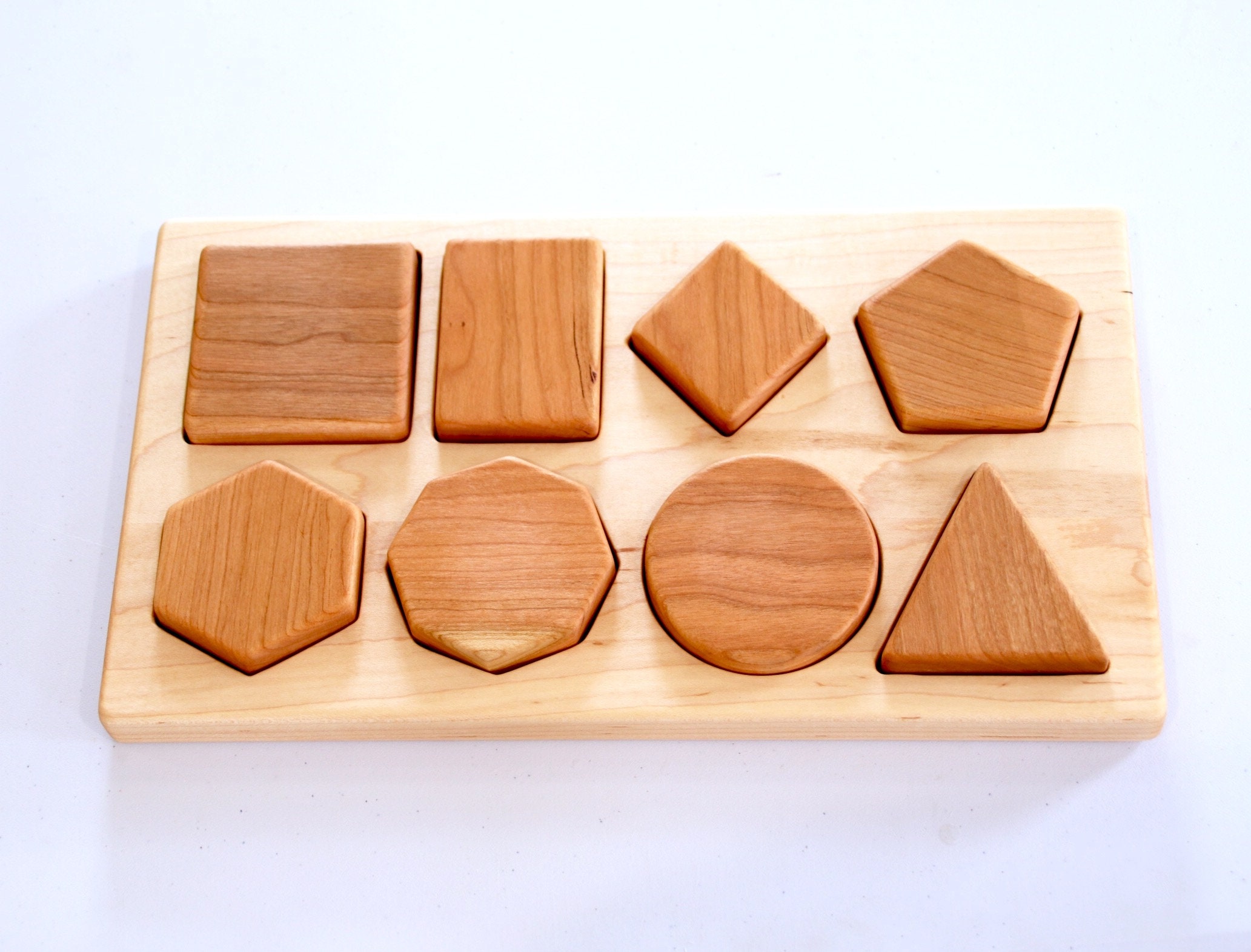 Wooden Shapes Puzzle | Etsy