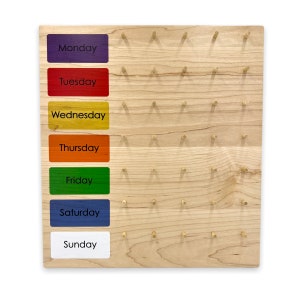 Weekly Rhythm Chart - Etsy