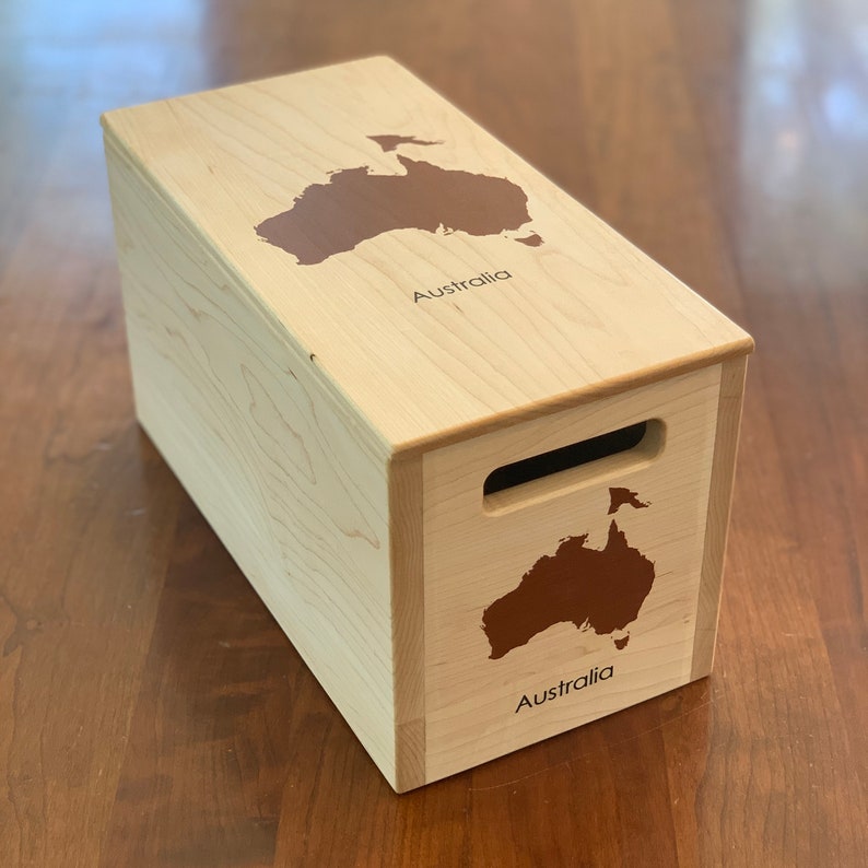 Montessori Continent Box - Etsy