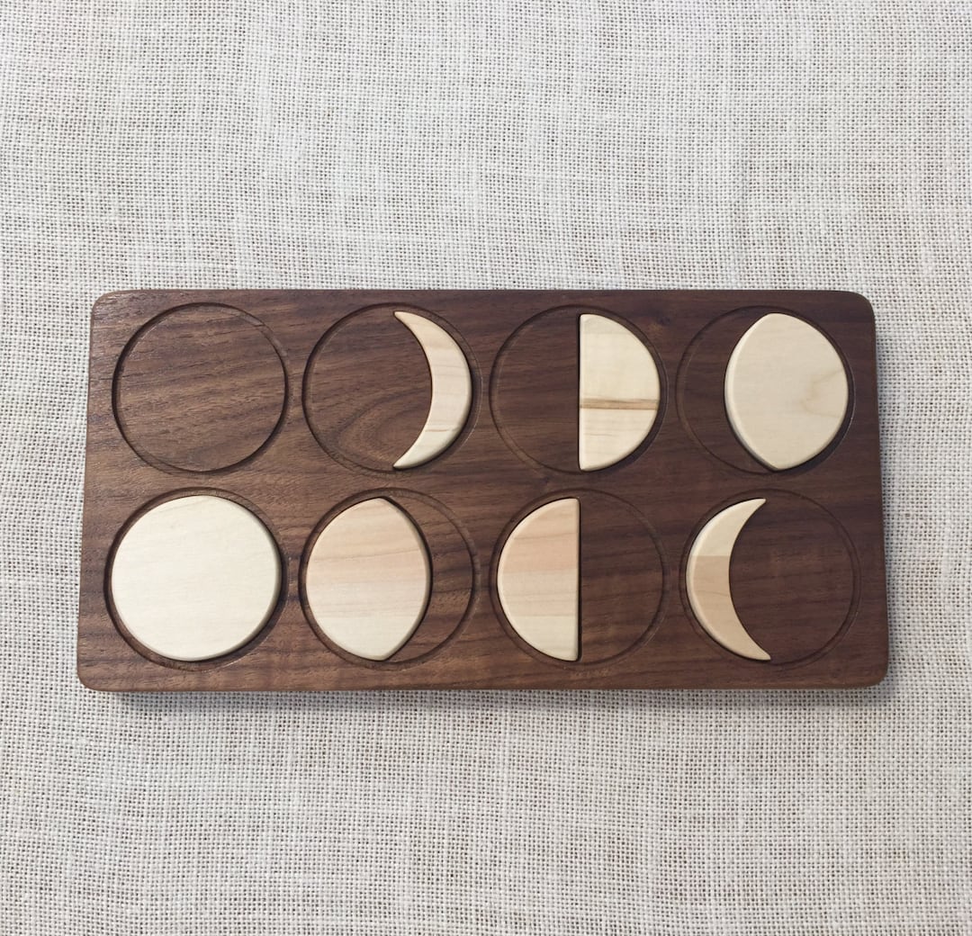 Moon Phases Puzzle from Jennifer - Etsy