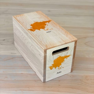 Montessori Continent Box - Etsy