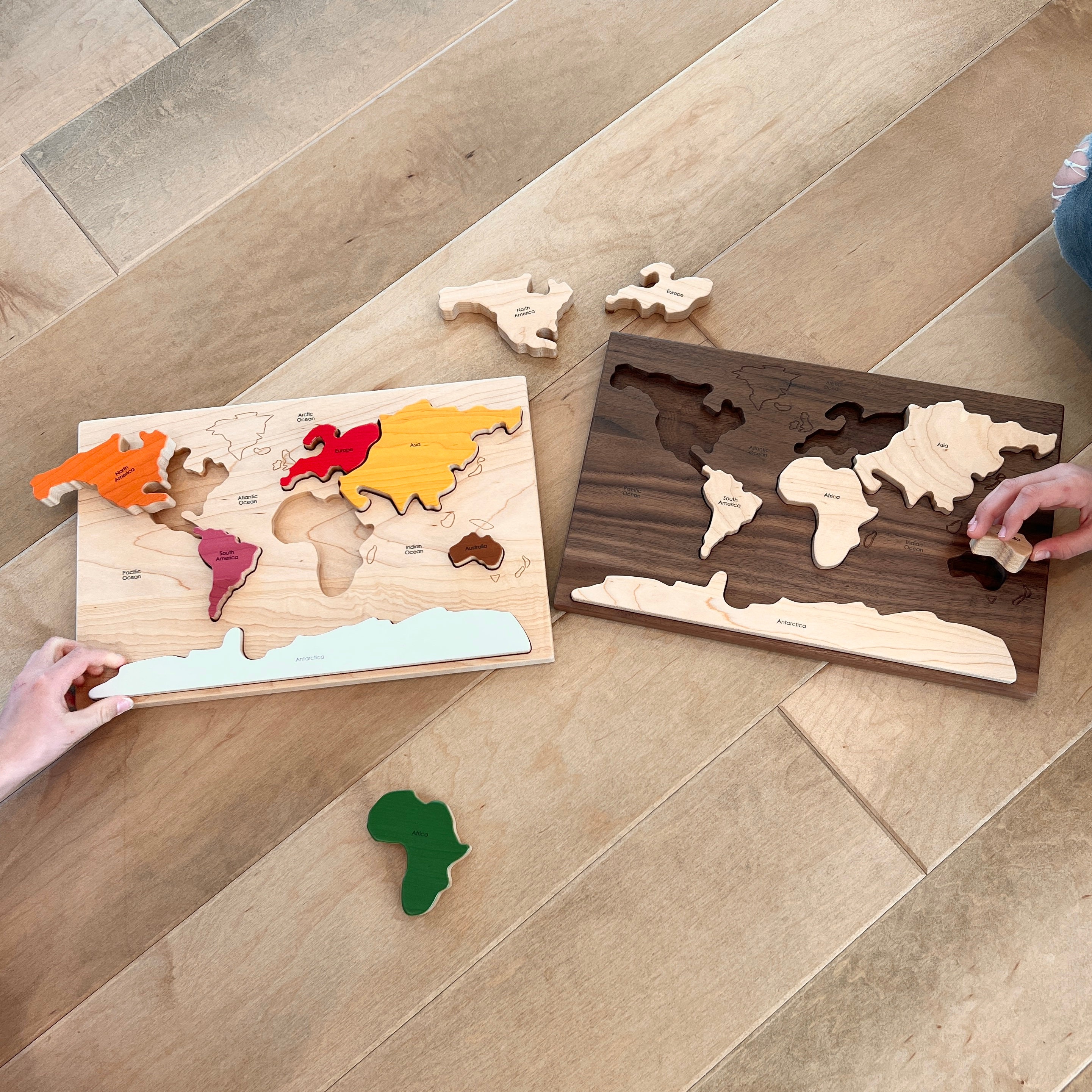 Continents Puzzle - Etsy