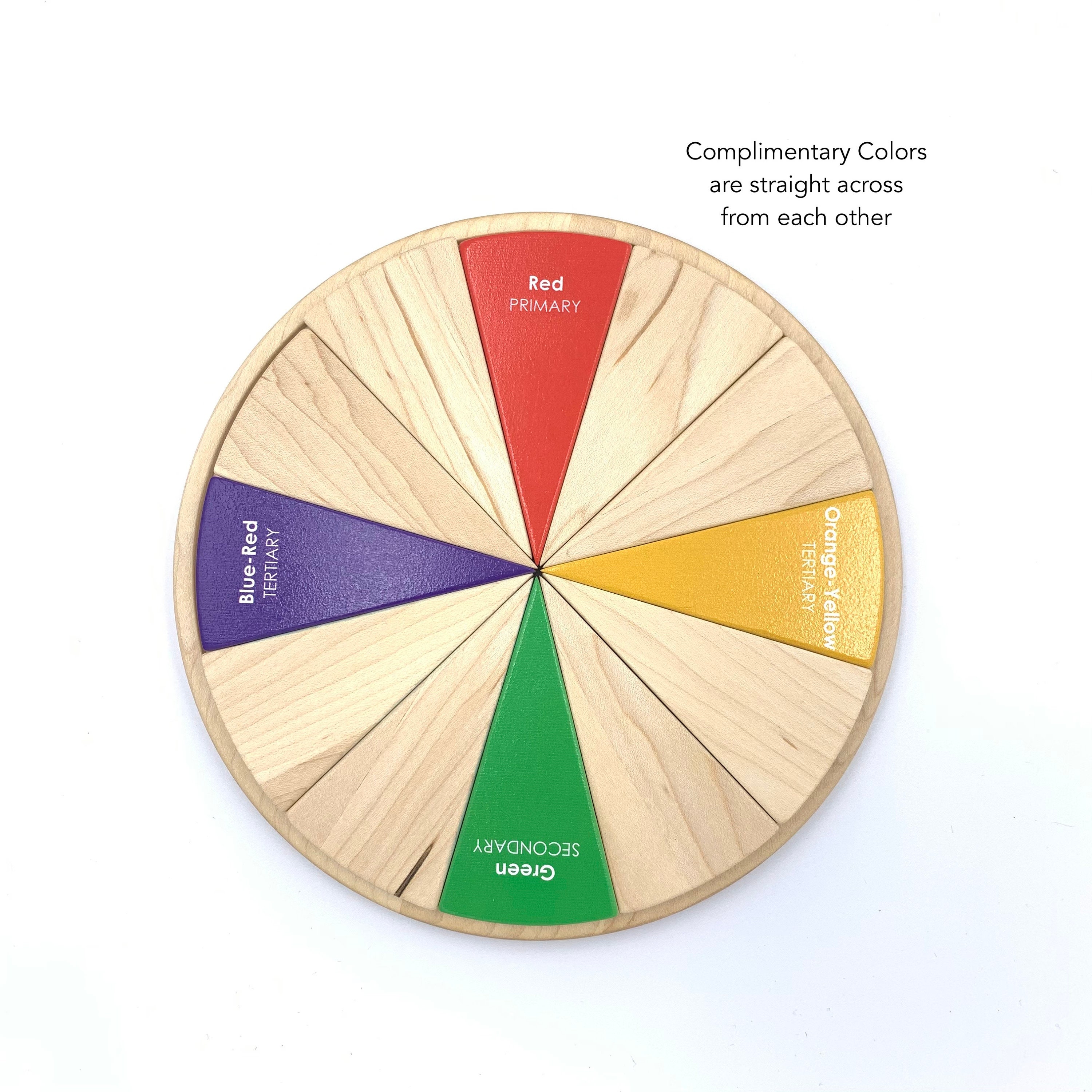 Color Wheel Puzzle - 12 Pieces - Etsy