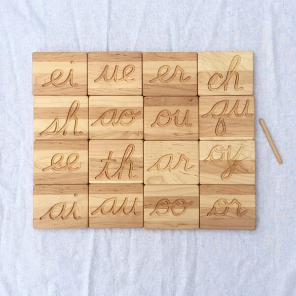 Cursive Wood Letter - Etsy