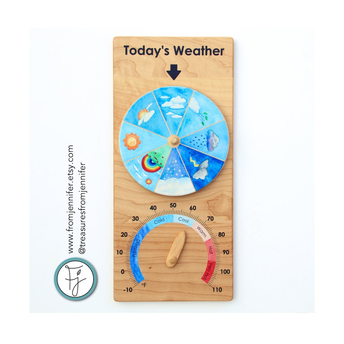 Weather Chart - Etsy
