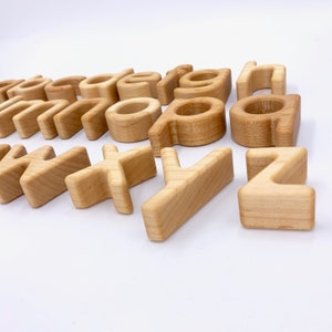 Lowercase Alphabet Letters Heirloom Hardwood Set - Etsy