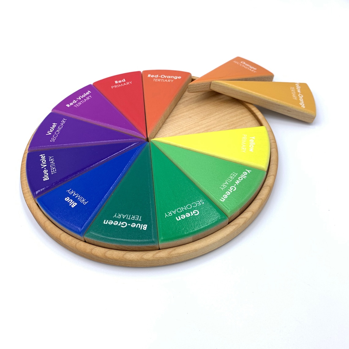 Color Wheel Puzzle 12 Pieces | Etsy