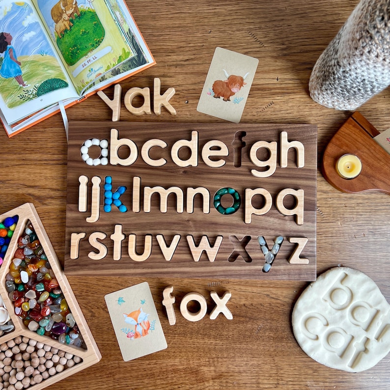 Alphabet Puzzle - Lowercase - Etsy